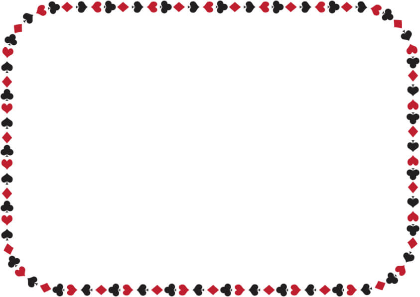 Download Decorative Playing Card Suit Border Frames Online - Creative ...