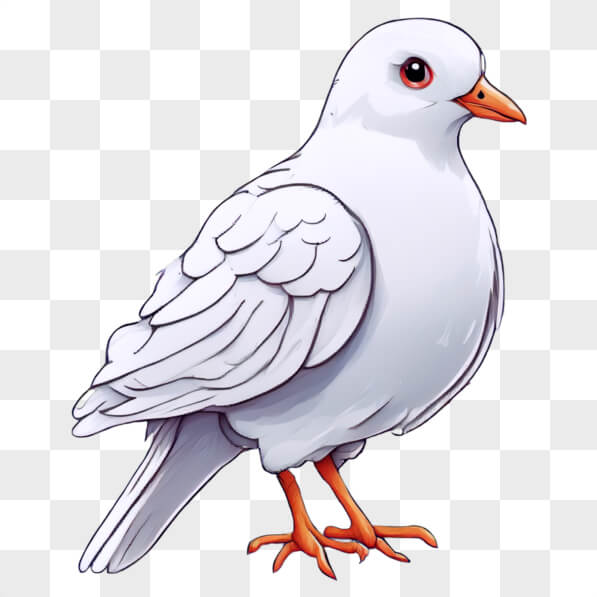Download Cartoon White Dove Cartoons Online - Creative Fabrica