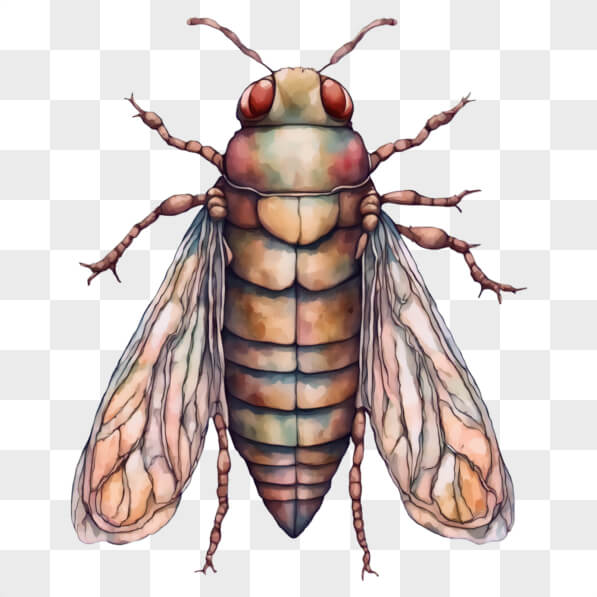 Descarga Representación artística de una cigarra Cartoons En Línea ...