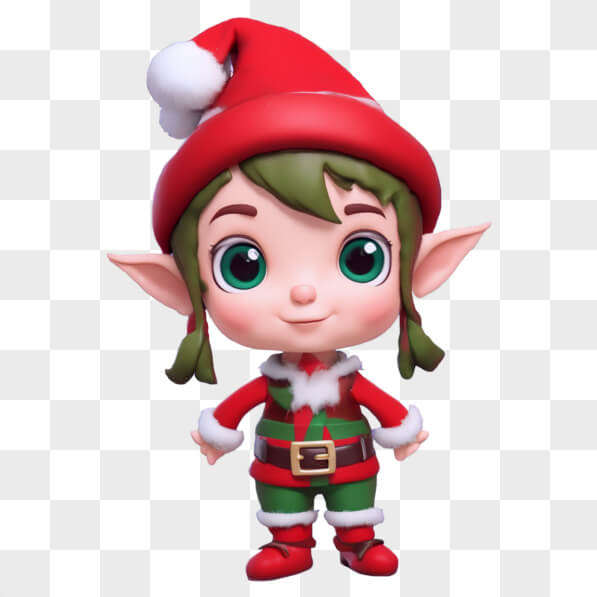 Download Cheerful Cartoon Elf Character for Holidays Cartoons Online ...
