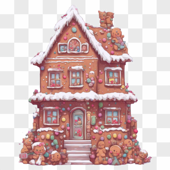 Descarga Casa de Jengibre Caprichosa con Decoraciones Coloridas ...