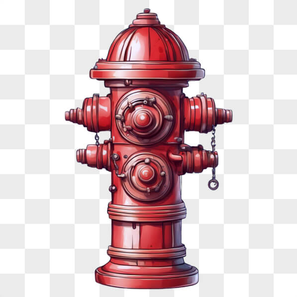 Download Red Fire Hydrant Cartoons Online - Creative Fabrica