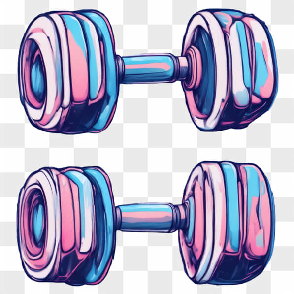 Descarga Mancuernas Coloridas Contra Fondo Negro Cartoons En Línea ...