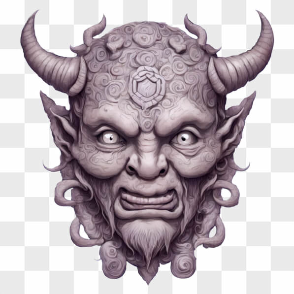 Download Stylized Mythical Creature Face Cartoons Online - Creative Fabrica