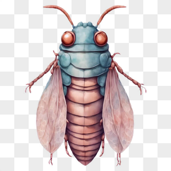 Baixe Ilustração de uma Cigarra com Cores Vibrantes Cartoons - Creative ...