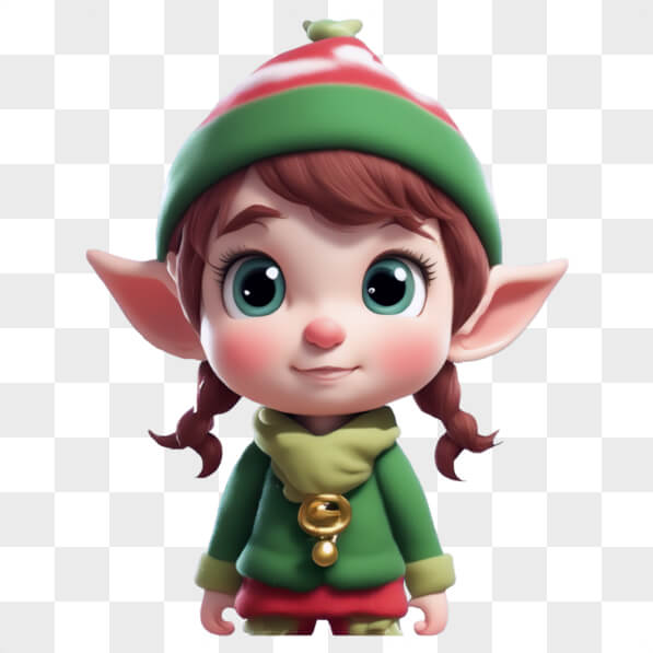 Download Cheerful Animated Elf Character Cartoons Online - Creative Fabrica