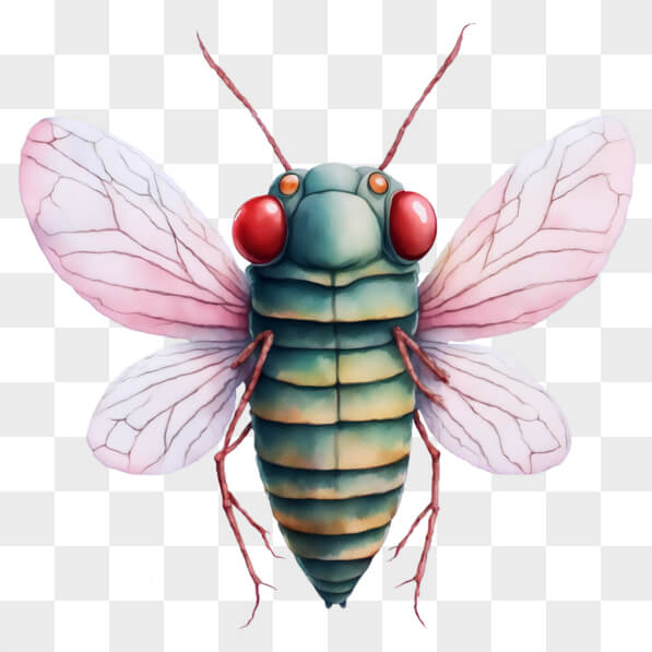 Baixe Ilustração de uma cigarra Cartoons - Creative Fabrica