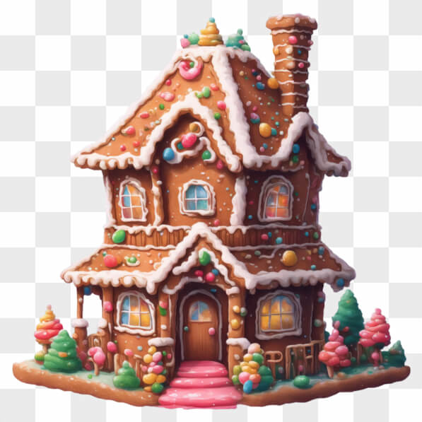 Descarga Casa de Jengibre Caprichosa Cartoons En Línea - Creative Fabrica