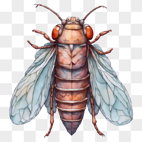 Download Cicada Illustration Cartoons Online - Creative Fabrica