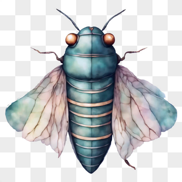 Baixe Ilustração Intricada de Cigarra Cartoons - Creative Fabrica