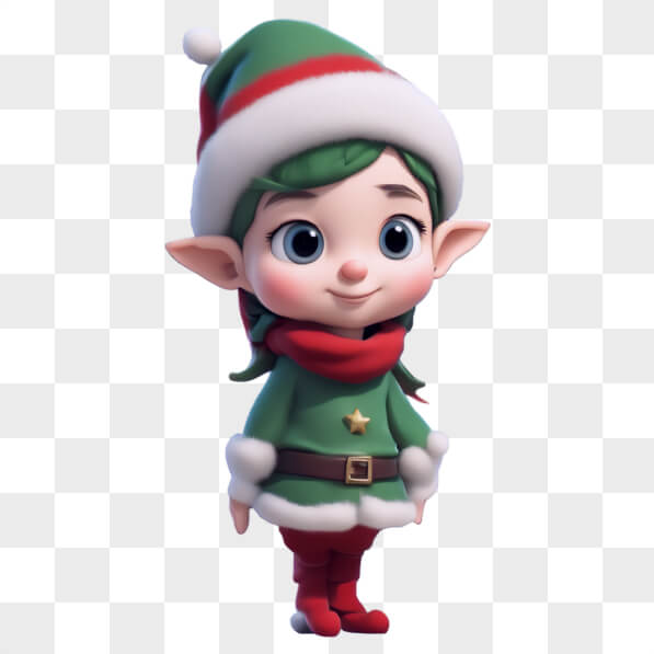 Download Cheerful Animated Elf Character Cartoons Online - Creative Fabrica