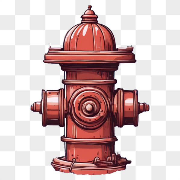 Download Red Fire Hydrant Cartoons Online - Creative Fabrica