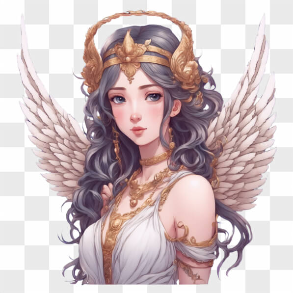Download Elegant Angelic Character Illustration Cartoons Online ...