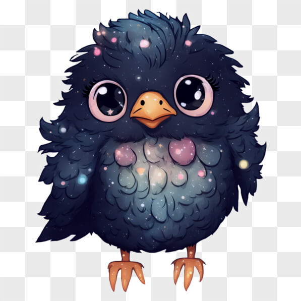 Baixe Pássaro Galáctico Cartoon Fofo Cartoons - Creative Fabrica