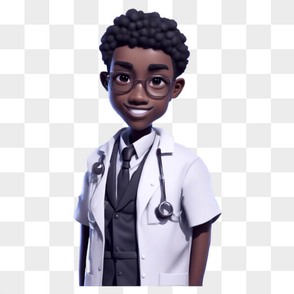 Download Stylized Young Doctor Character Cartoons Online - Creative Fabrica