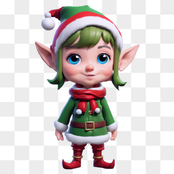 Download Cheerful Animated Elf Character Cartoons Online - Creative Fabrica
