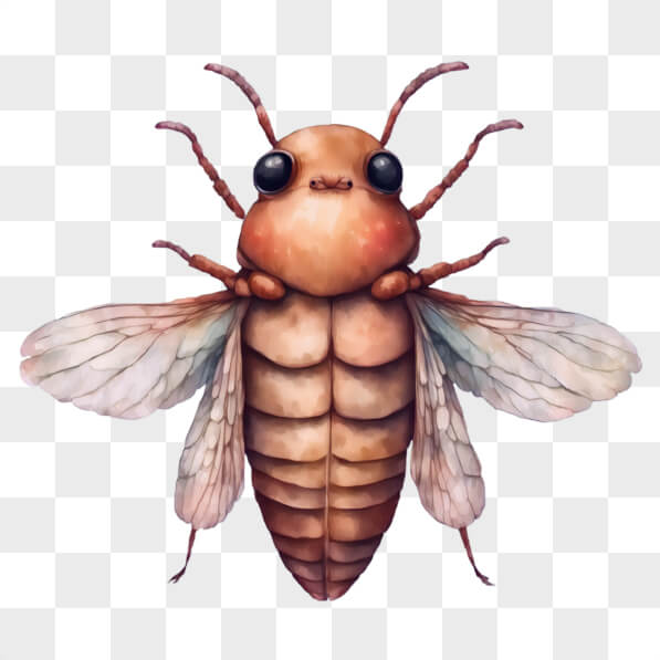 Baixe Personagem Cigarra Caprichoso Cartoons - Creative Fabrica