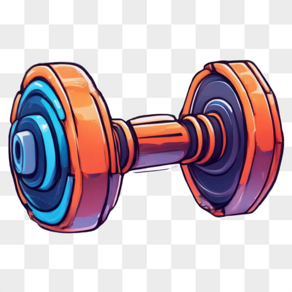 Download Colorful Animated Dumbbell Cartoons Online - Creative Fabrica