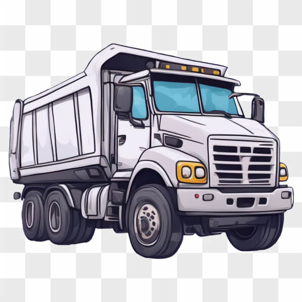 Descarga Ilustración de camión de volteo de dibujos animados Cartoons ...