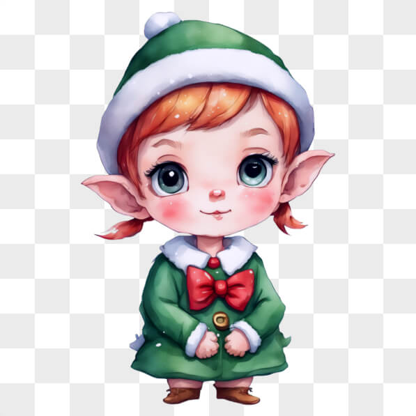 Download Adorable Cartoon Elf Character Cartoons Online - Creative Fabrica