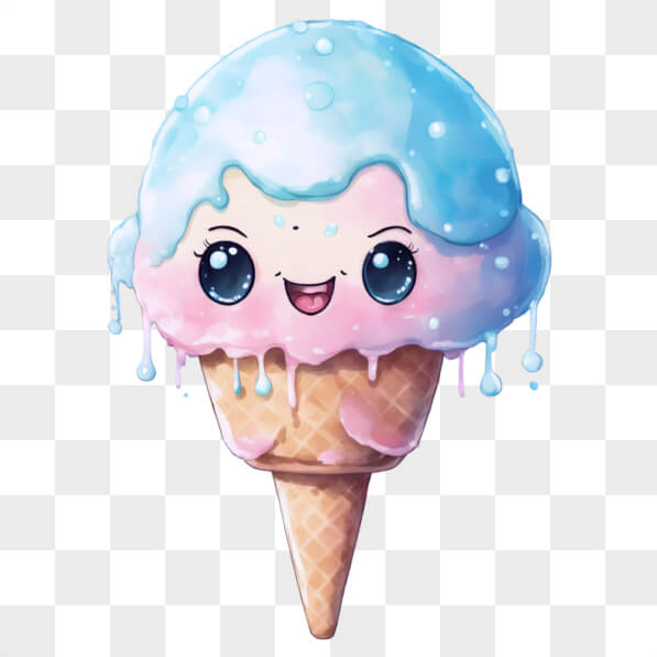Download Cute Animated Ice Cream Cone Cartoons Online - Creative Fabrica