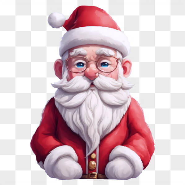 Download Cheerful Santa Claus in Red Suit Cartoons Online - Creative ...