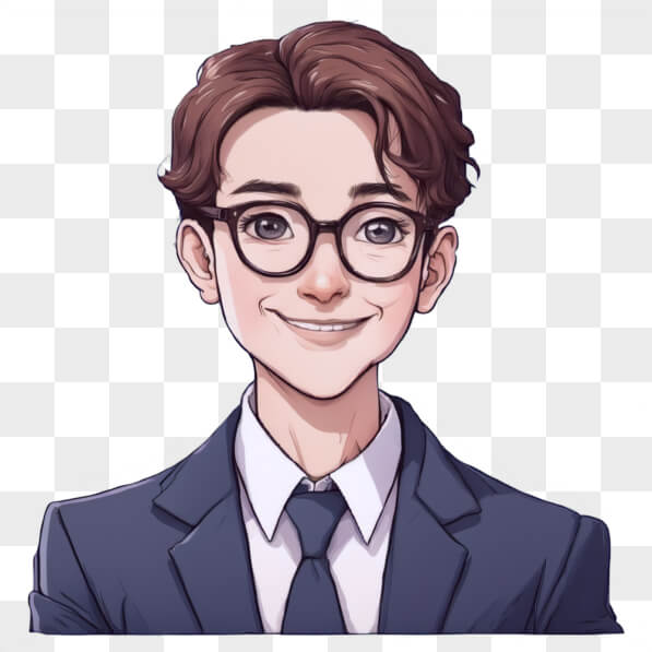 Download Young Professional Smiling in Suit Cartoons Online - Creative ...