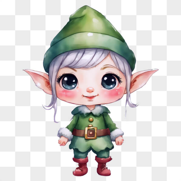 Download Cute Cartoon Elf Character Cartoons Online - Creative Fabrica