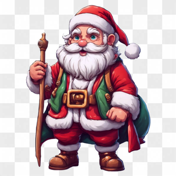 Download Cheerful Cartoon Santa Claus Cartoons Online - Creative Fabrica