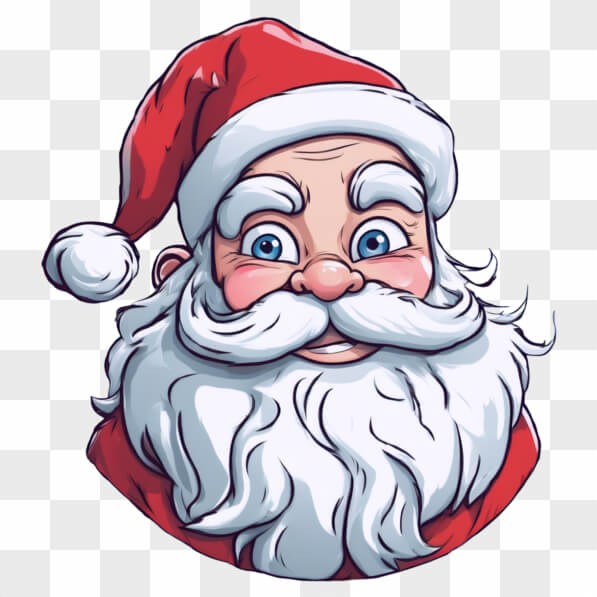 Download Cartoon Santa Claus with a big smile Cartoons Online ...