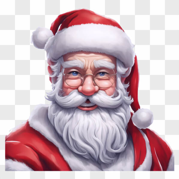 Descarga Santa Claus alegre con su icónico traje rojo Cartoons En Línea ...