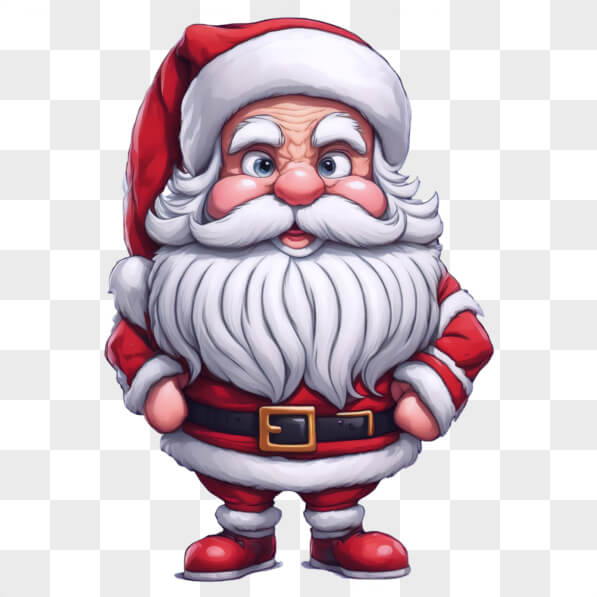 Download Cheerful Cartoon Santa Claus Cartoons Online - Creative Fabrica