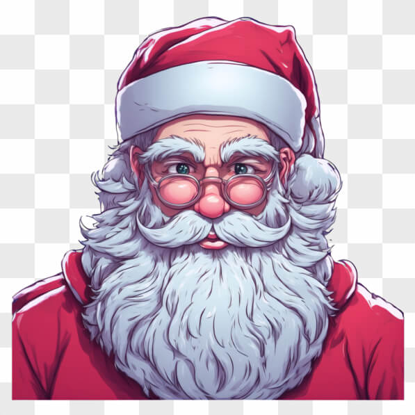 Download Cheerful Santa Claus in Traditional Attire Cartoons Online ...
