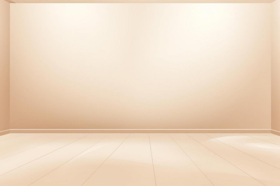 Download Minimalistisch interieur met beige muren en houten vloer ...