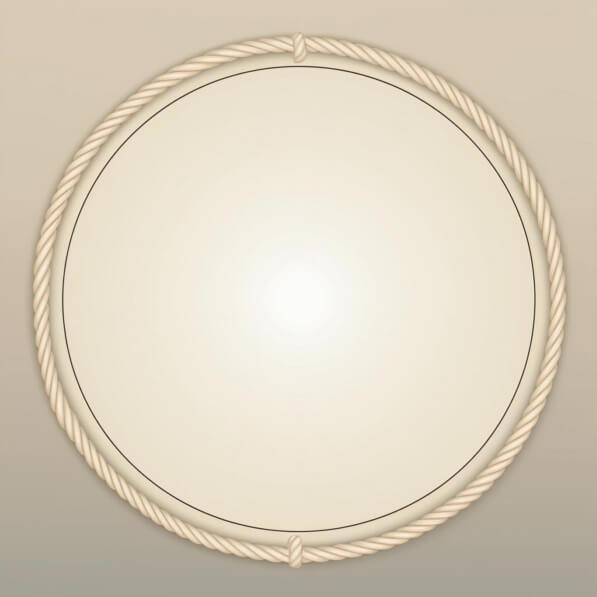 Download Circular Rope Frame on Beige Background Backgrounds Online ...