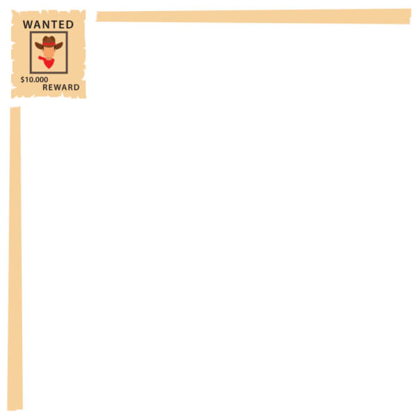 Download WANTED Poster with $10,000 Reward Borders & Corners Online ...