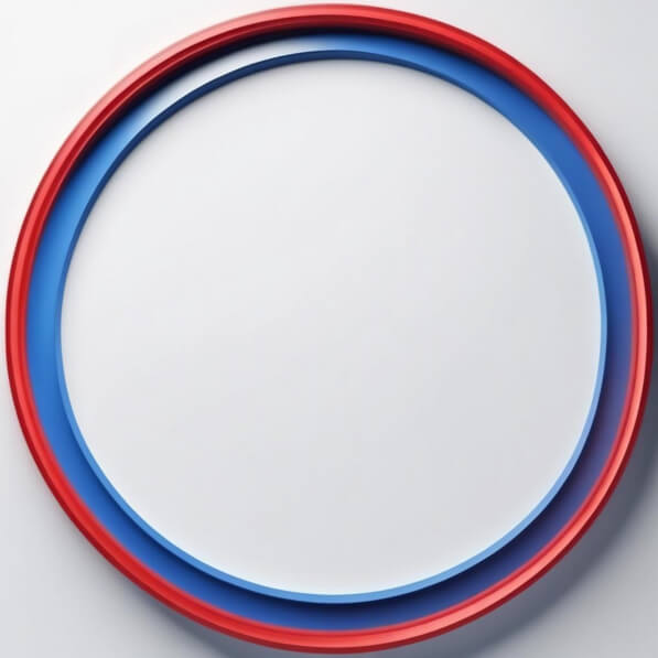 Descarga Círculos rojos y azules concéntricos sobre fondo blanco Fondos ...