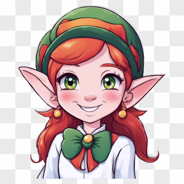 Download Cheerful Animated Elf Character Cartoons Online - Creative Fabrica