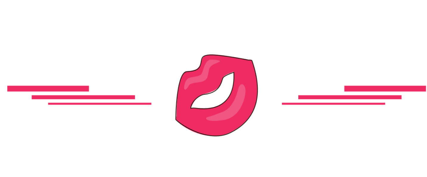 Download Stylized Pink Lips Illustration Borders & Corners Online ...