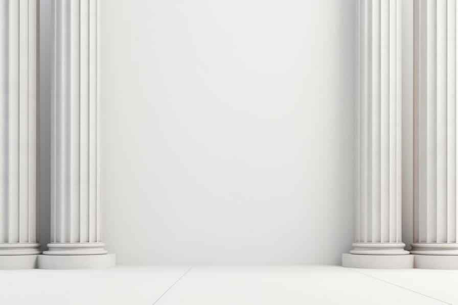 Download Minimalist Interior with White Columns Backgrounds Online ...