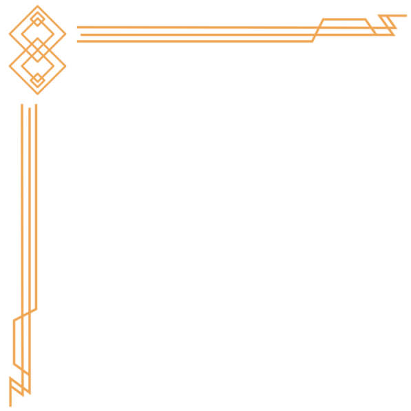 Download Intricate Orange Geometric Border Design Borders & Corners ...