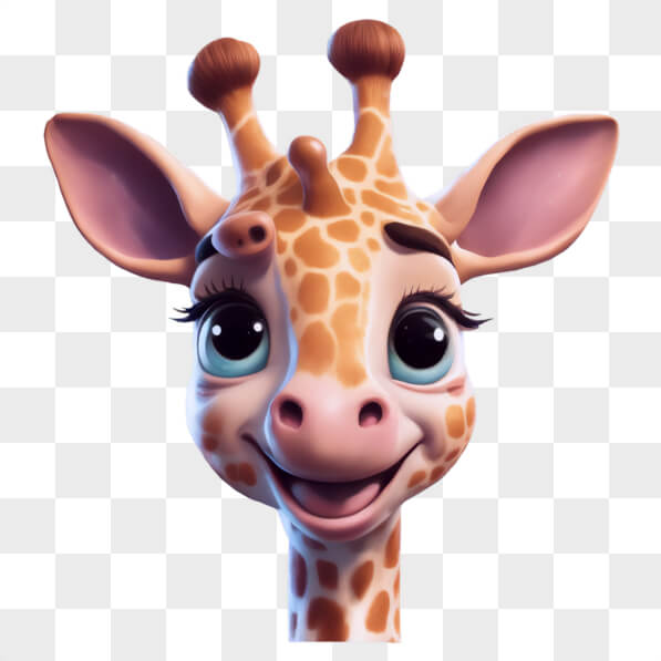 Descarga Jirafa Animada Alegre Cartoons En Línea - Creative Fabrica