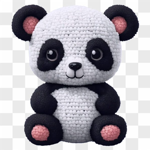 Baixe Boneco de Panda de Pelúcia Fofo Cartoons - Creative Fabrica