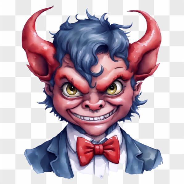 Download Cartoonish Devil Character Cartoons Online - Creative Fabrica
