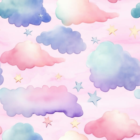 Download Pastel Clouds and Stars Background Patterns Online - Creative ...