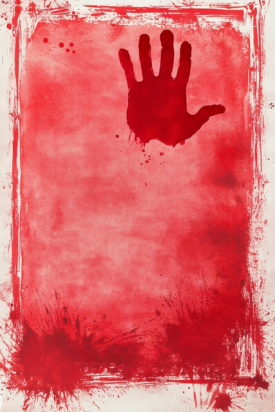 Download Handprint in Red Backgrounds Online - Creative Fabrica