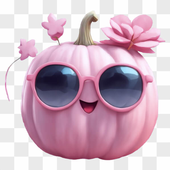 Descarga Calabaza Rosa Caprichosa con Gafas de Sol Cartoons En Línea ...