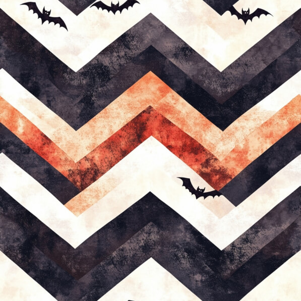 Download Halloween Themed Chevron Pattern with Bats Patterns Online ...
