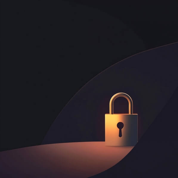 Download Stylized Lock Against Dark Background Backgrounds Online ...