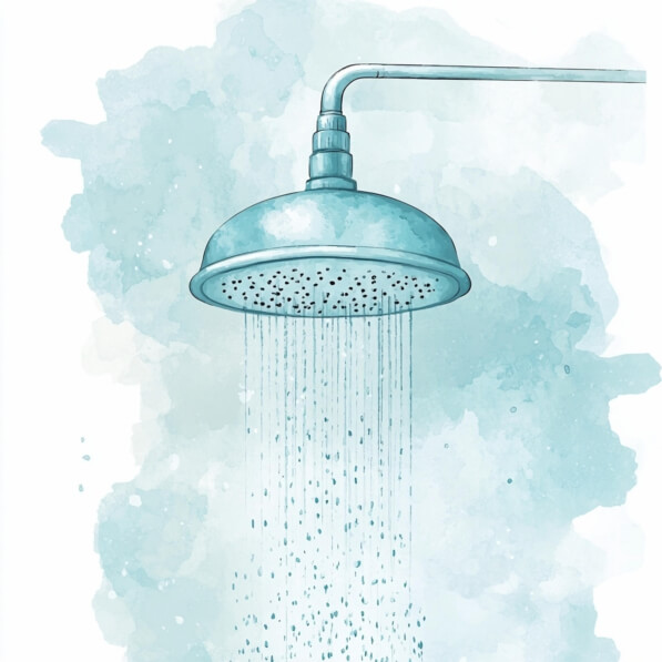 Download Shower Head with Cascading Water Backgrounds Online - Creative ...